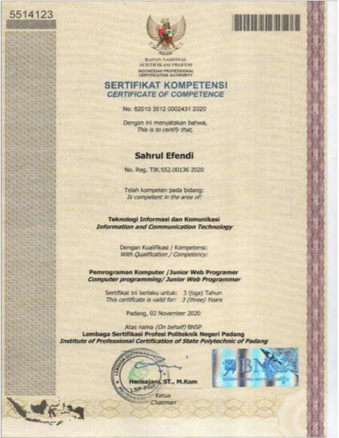 My Portfolio - Index